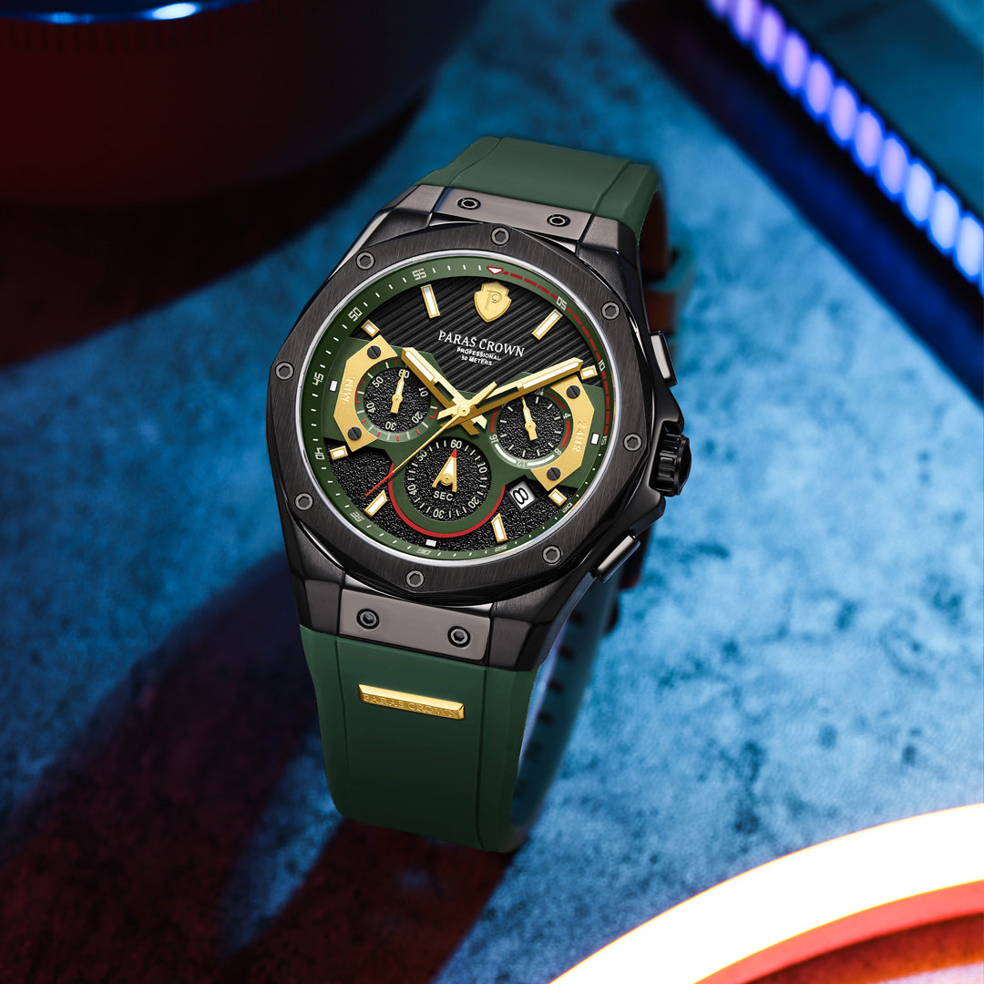 PARAS CROWN Verde Prestige Chronograph – Reet Pehal
