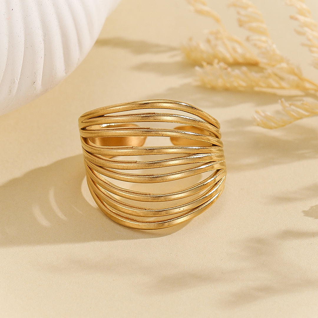 Sculpted Grace Ring –Reet PehalShop Stylish Fashion at Reet Pehal ...