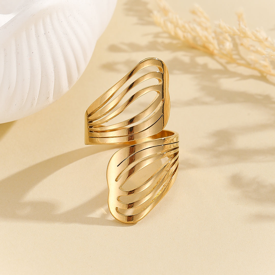 Fluid Grace Parallel Ring –Reet PehalShop Stylish Fashion at Reet Pehal ...